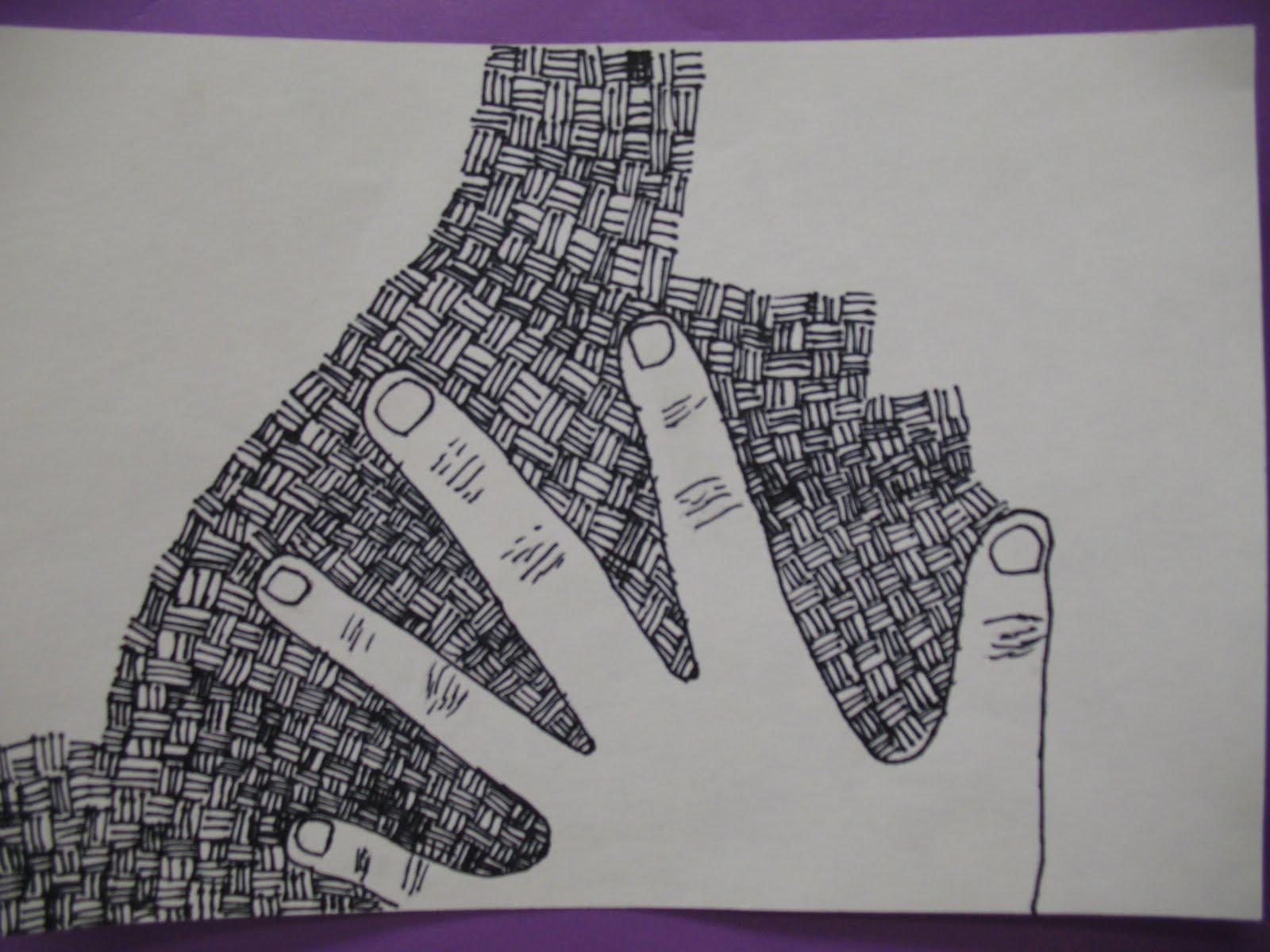 The Elemental Art Room: Pen & Ink Hands!