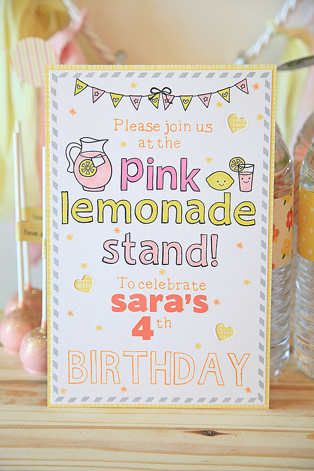 Unify Handmade: Pink Lemonade Party Theme using, the Lawn Fawn Pink ...