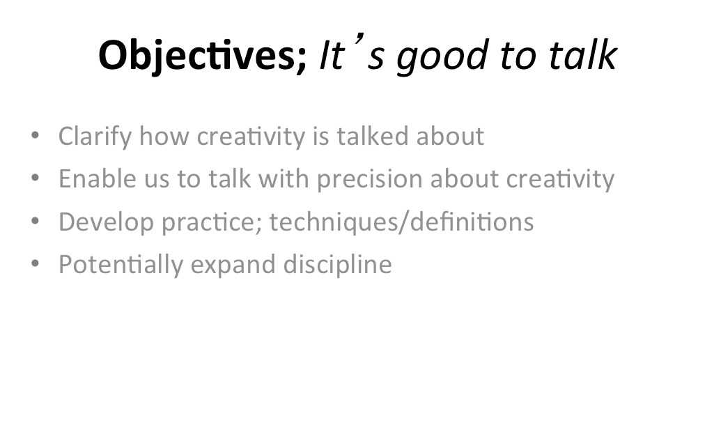 Design Context: Creative Rhetorics - Janine Sykes