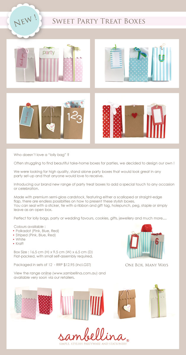 Sambellina's Party - Simple, Stylish Partyware and Stationery