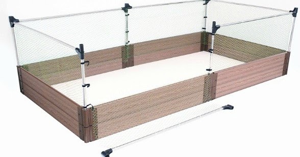 A great fence to keep the rabbits out from your garden beds