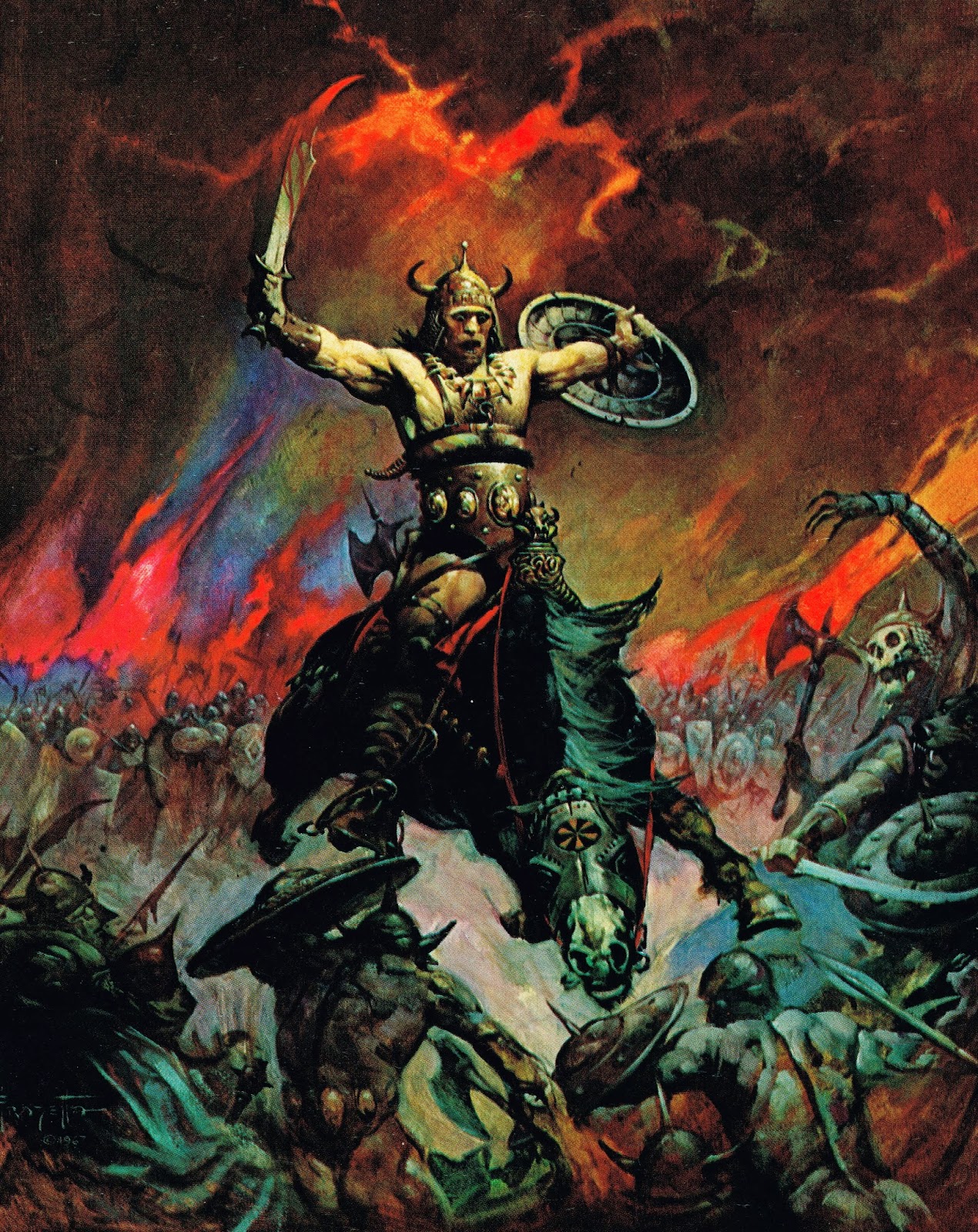 Cap'n's Comics: Conan the Conqueror Reprise by Frank Frazetta