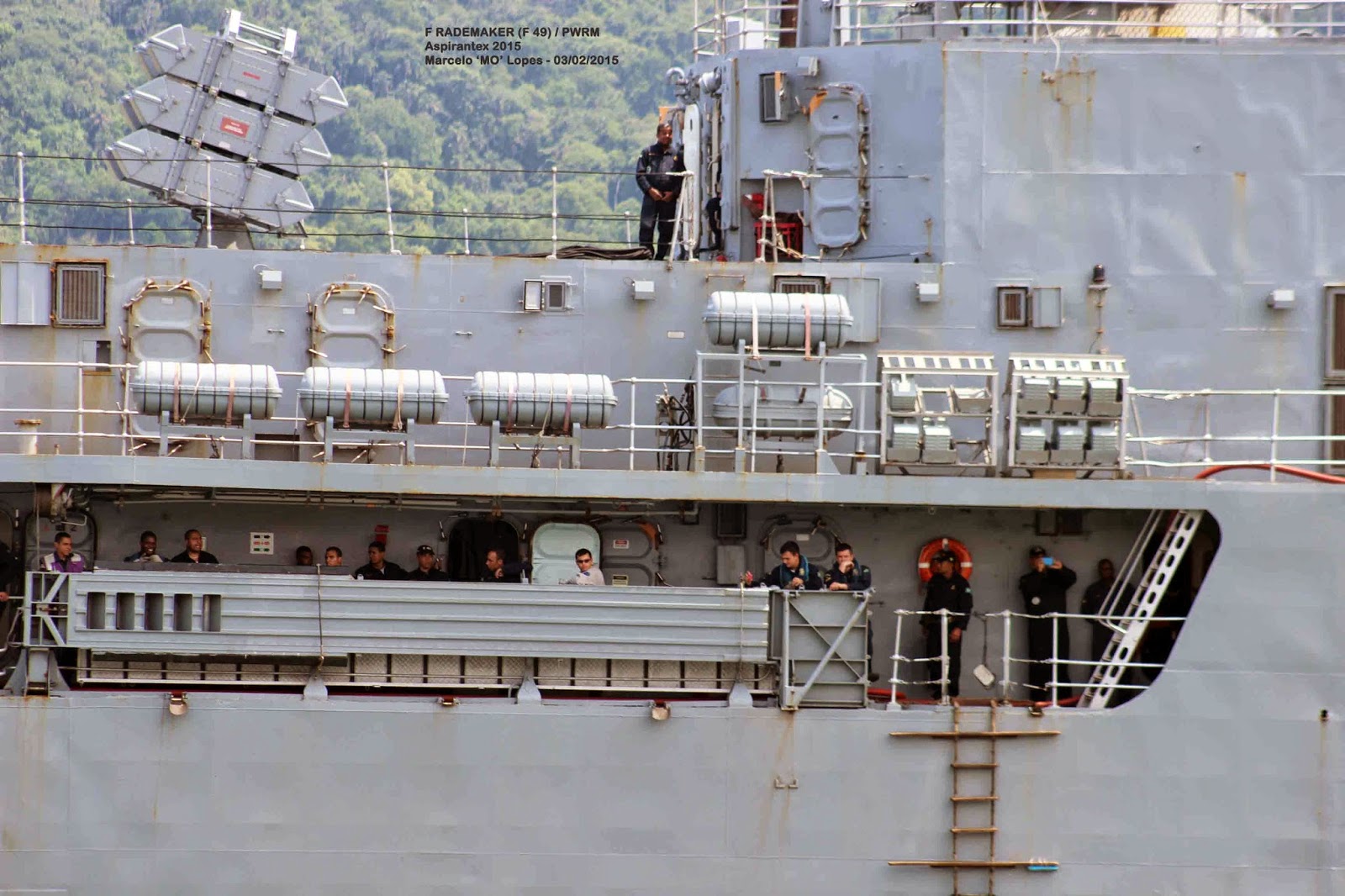 Santos Shiplovers: F. Rademaker (F 49) - Aspirantex 2015, Santos (Imagens)