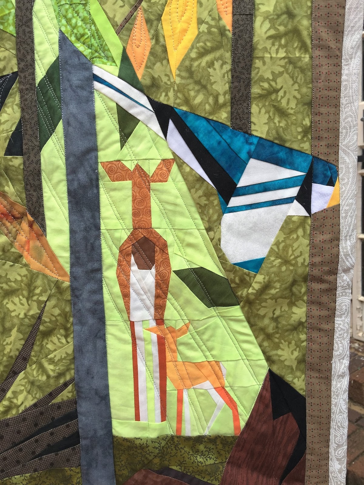Quilt Art Design: Woodlands Art Quilt