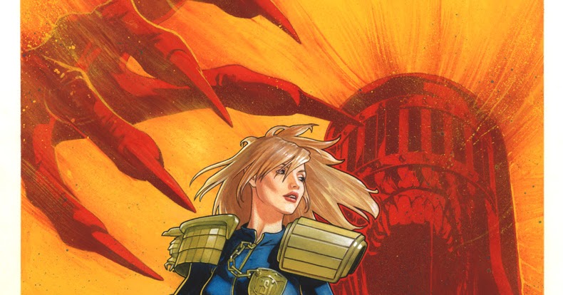 The Art of Joshua Middleton: Psi-Judge Anderson commission