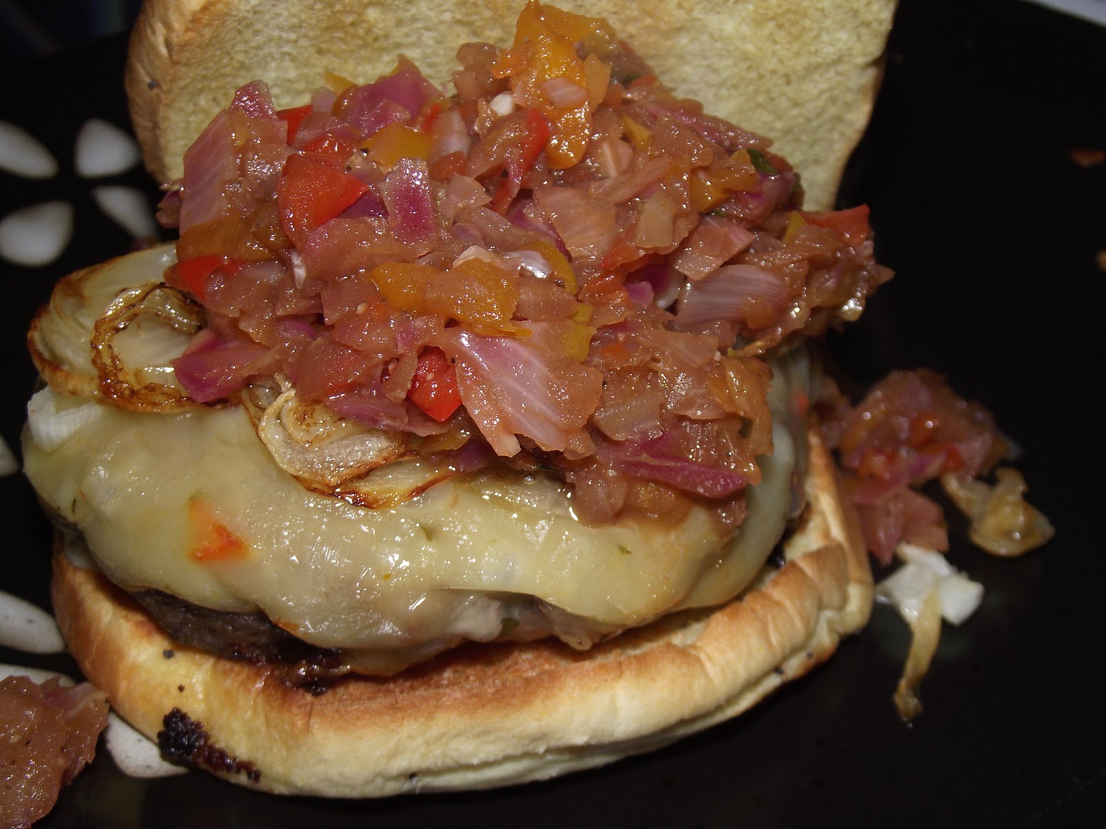 The Unabashed Kitchen Wench: Red Onion and Triple Pepper Relish