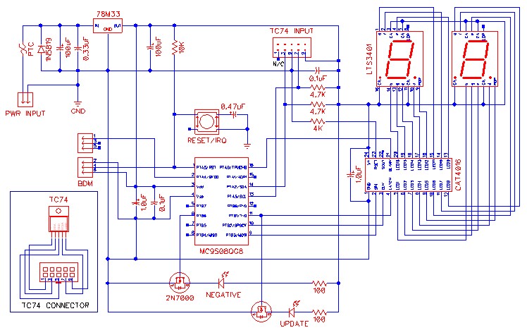 SAROS ELECTRONICS: TC74 DIGITAL TEMPERATURE SENSOR