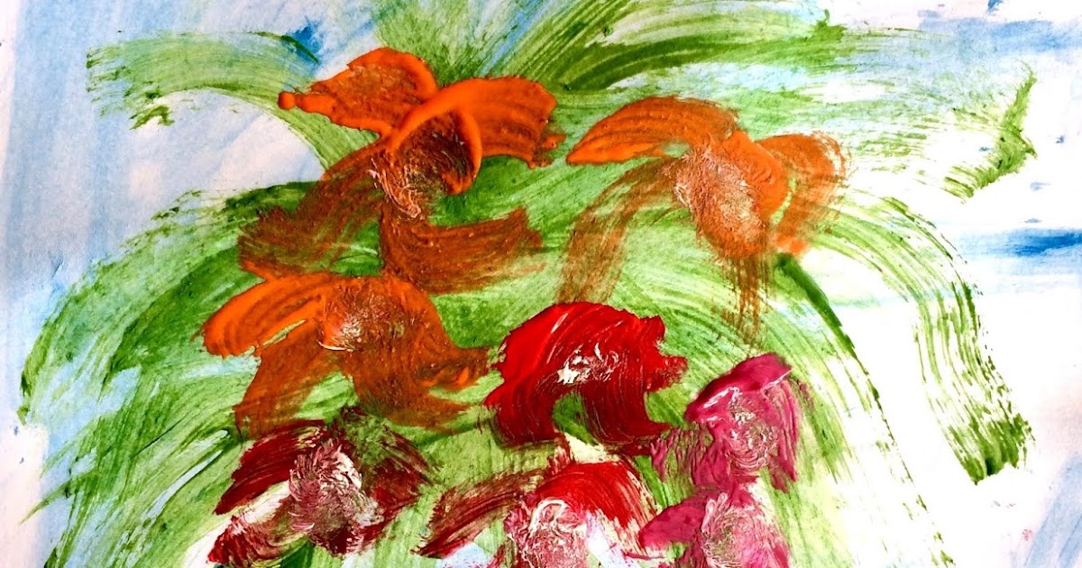 Linia- element de limbaj plastic: „Buchetul de flori” - Materiale ...