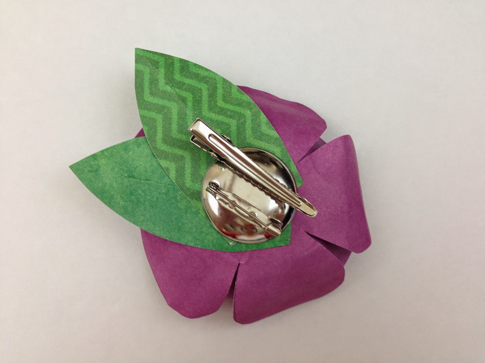 Precocious Paper: Paper Flower Brooch + Video Tutorial - DCWV