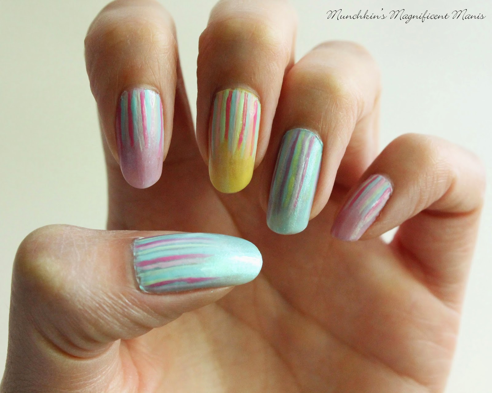 Munchkin’s Magnificent Manis: Spring waterfallls