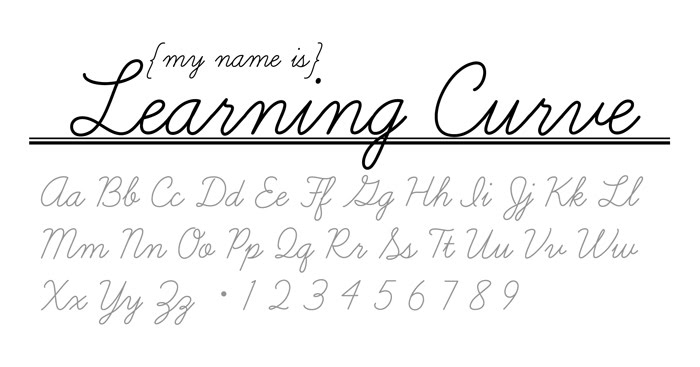 Font Love: Learning Curve – Ashlee Proffitt