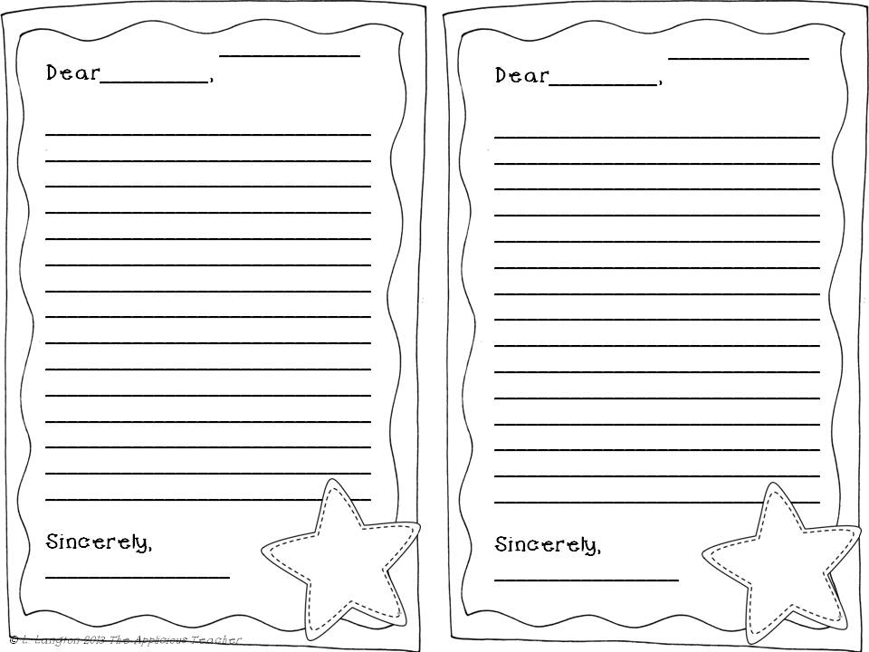 Writing to the Stars... and a FREEBIE! - The Applicious Teacher