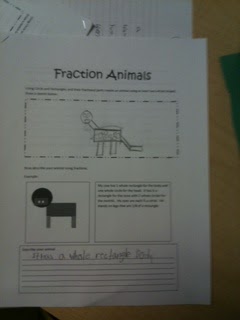 Tails of Third Grade: Fraction Animals