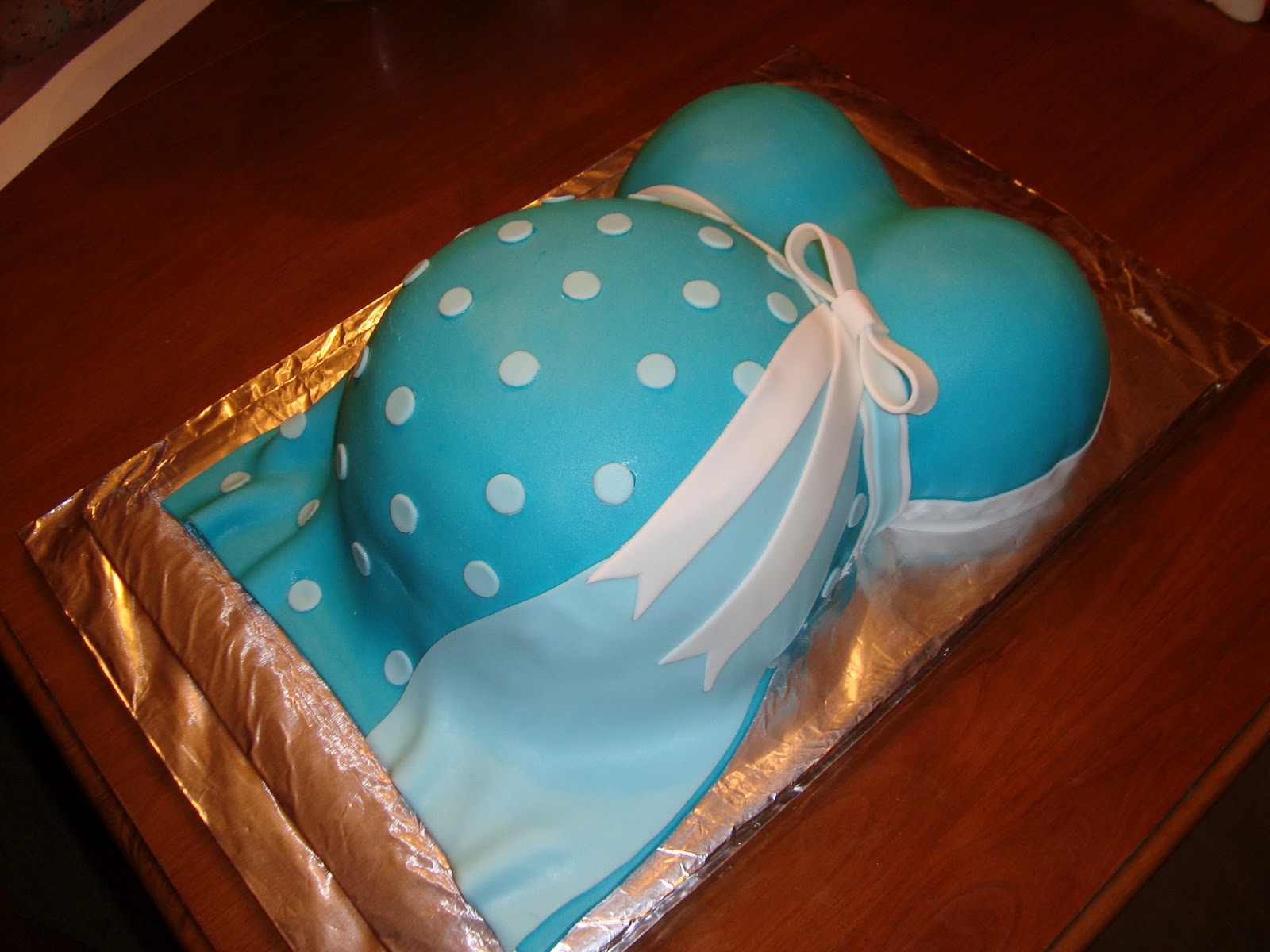 Joyful Talks: Pregnant Belly Cake