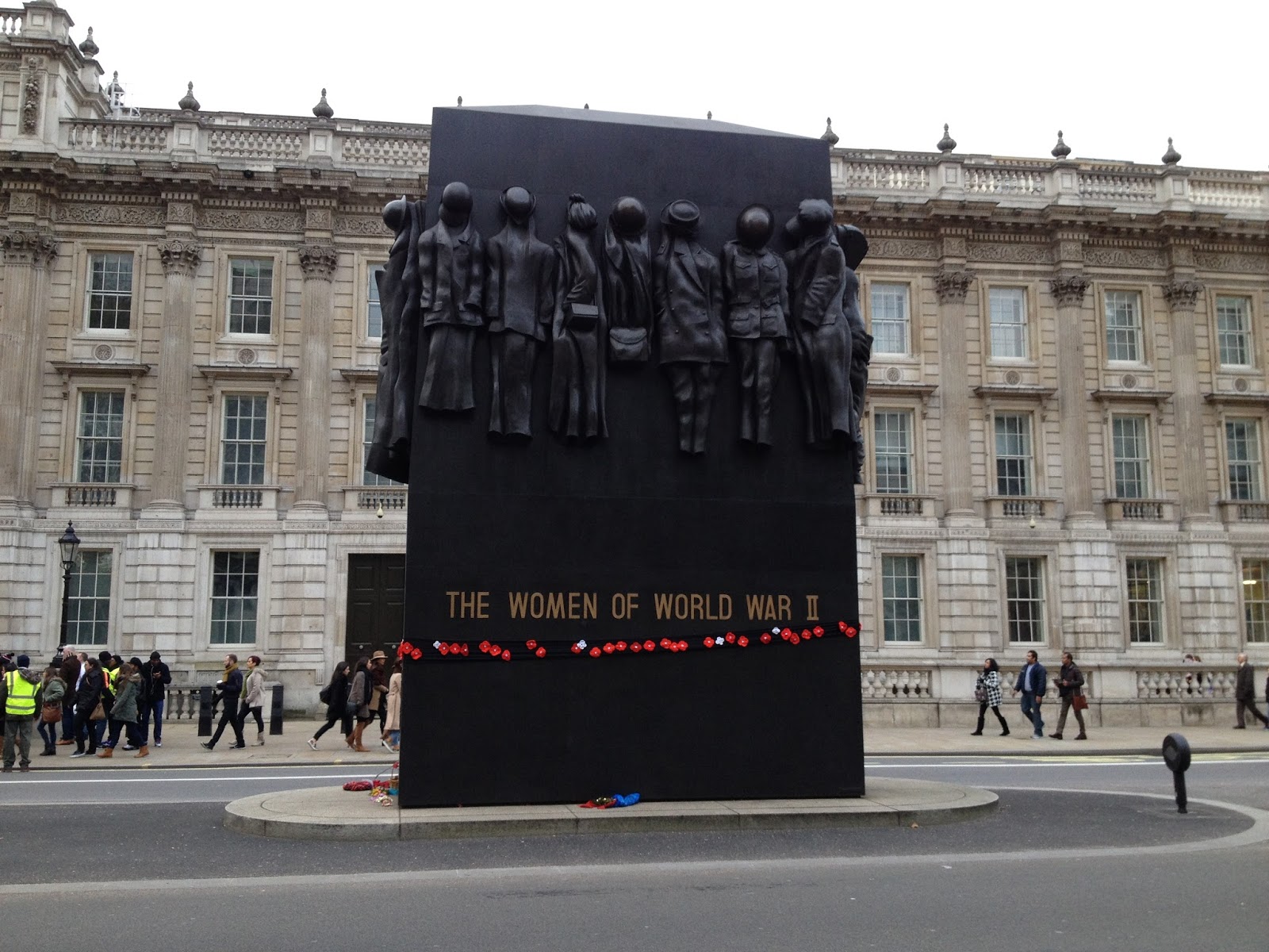 WW2 - The Second World War: Poppies at Remembrance time