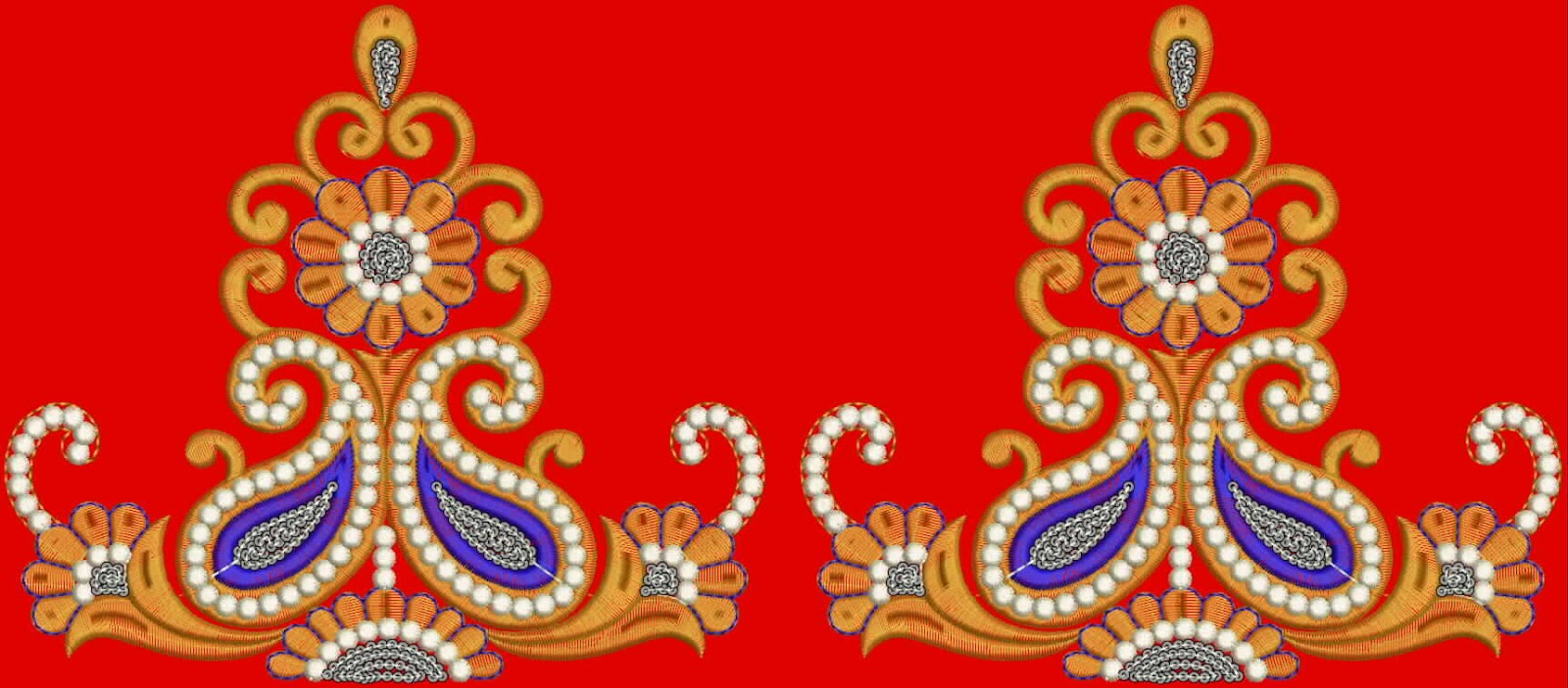 EmbDesignTube: Indian Traditional Laces Designs