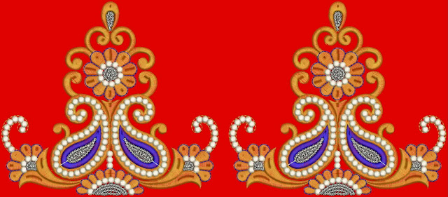 EmbDesignTube: Indian Traditional Laces Designs