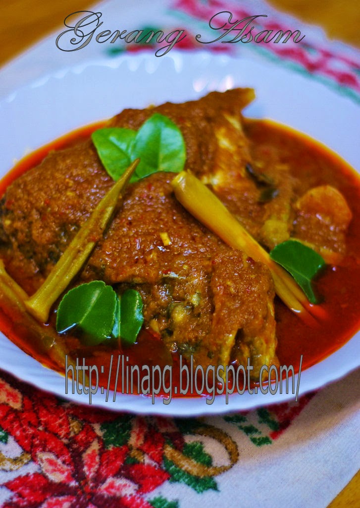Resepi Gerang Asam Kepala Ikan Siakap - TERATAK MUTIARA KASIH