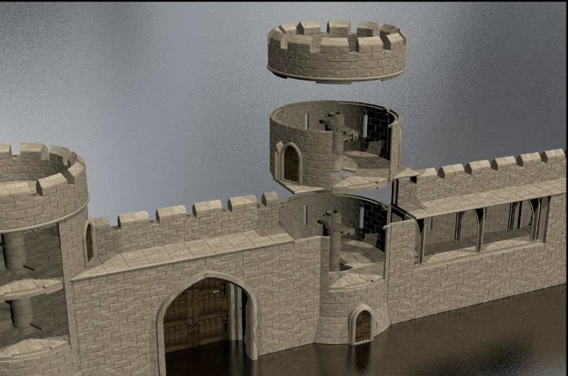 Tabletop Fix: Tabletop Workshop - 28mm Castle Kit Pre-Order
