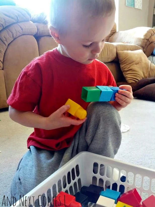 5 Literacy Activities Using Mega Bloks | And Next Comes L - Hyperlexia ...