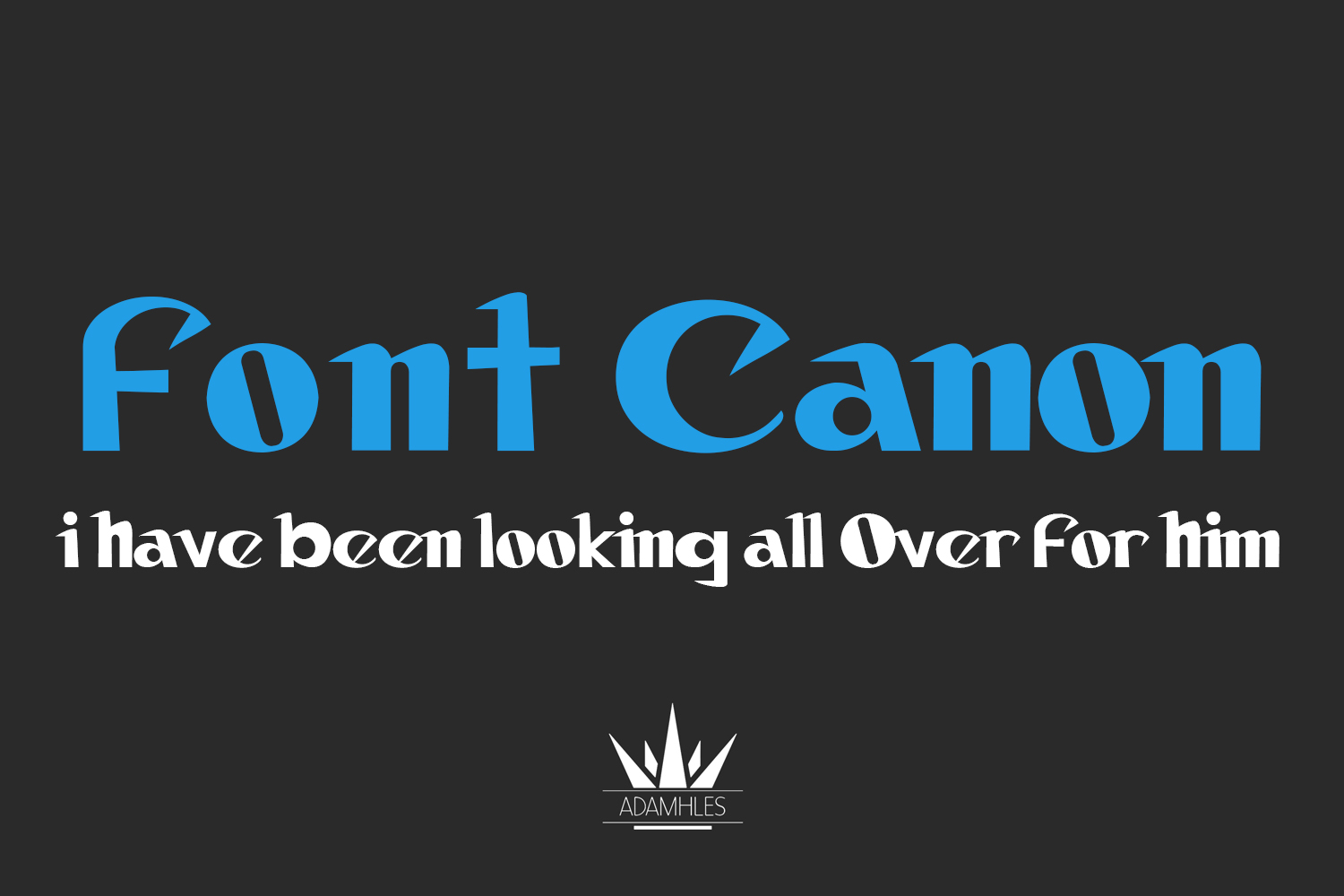 تحميل خط Canon الانجليزي