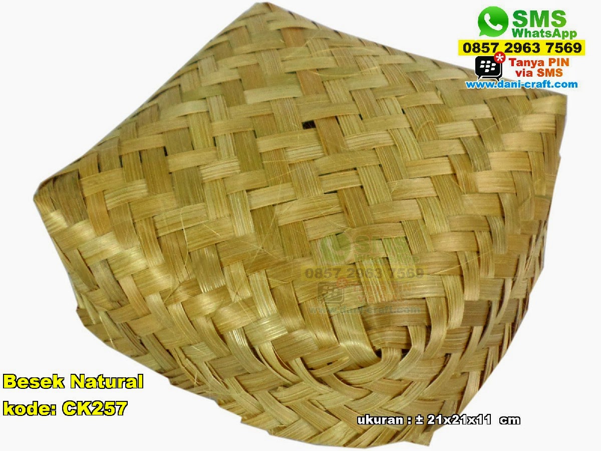 Besek Natural | Souvenir Pernikahan