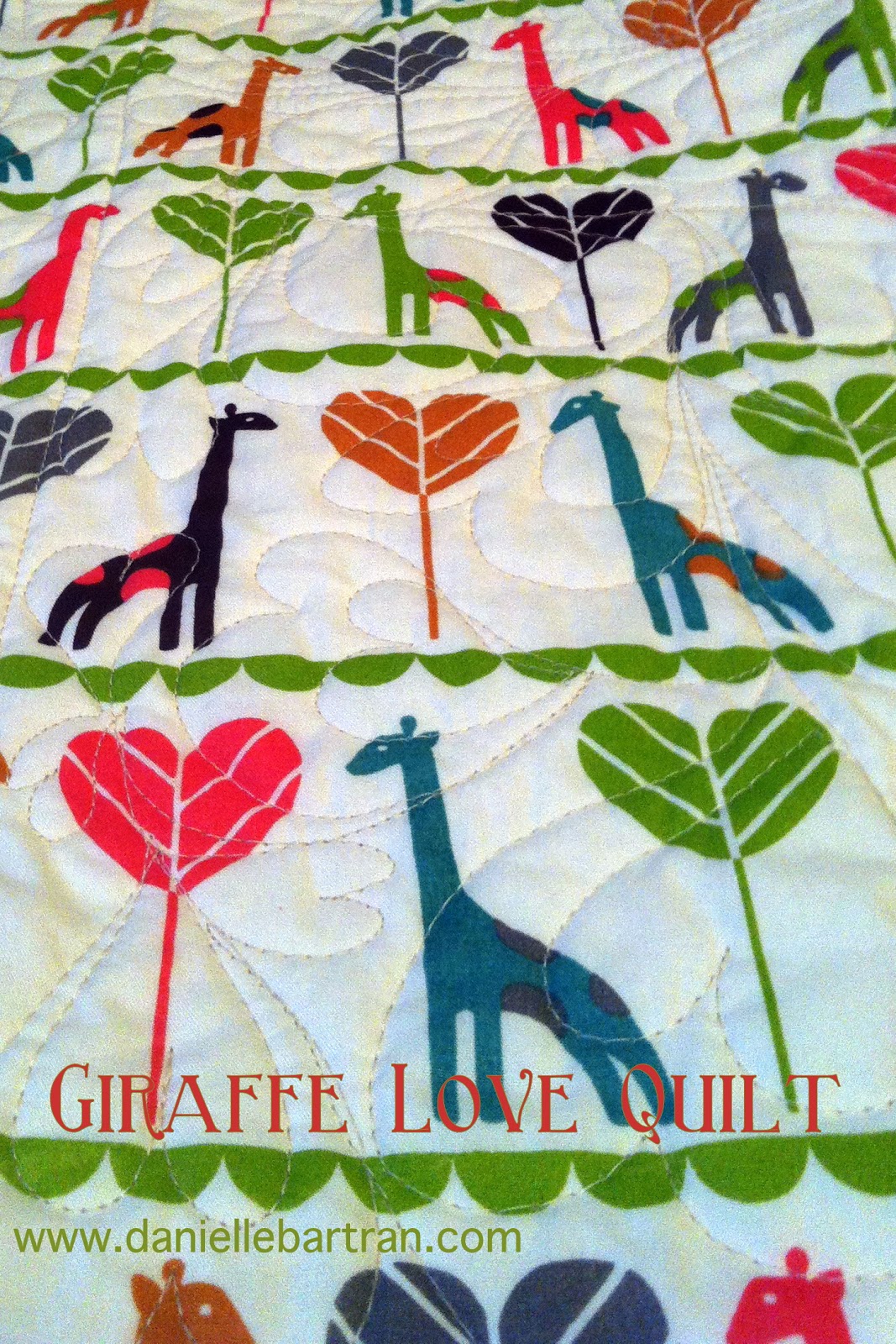 made: Giraffe Love {Quilt}