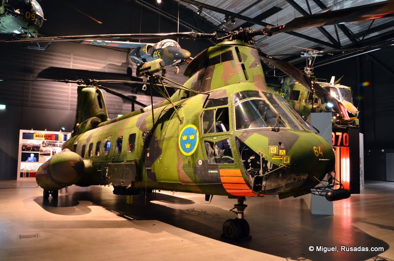 Rusadas: Suecia capítulo 23: El Boeing Vertol 107 II (HKP 4) del ...