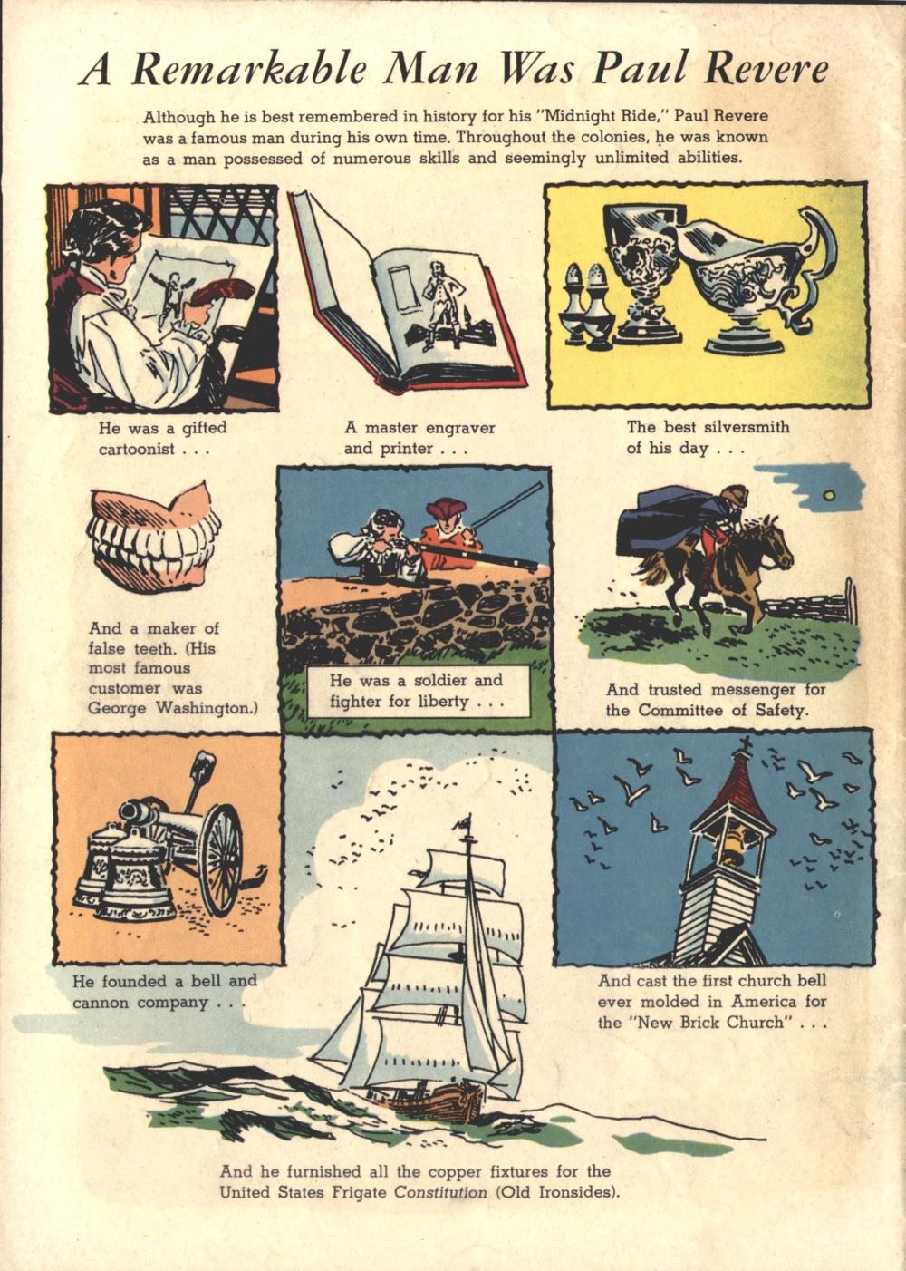The ALEX TOTH archives: TOTH - FOUR COLOR COMICS 0822-Paul Revere's ...