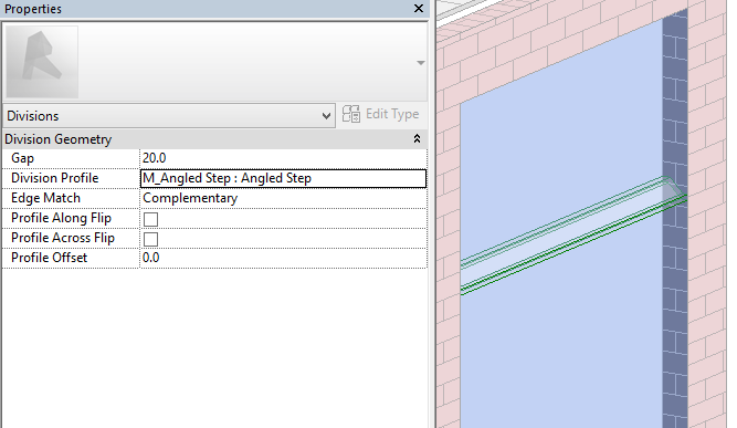 Revit Recess: Parts - Division Profiles