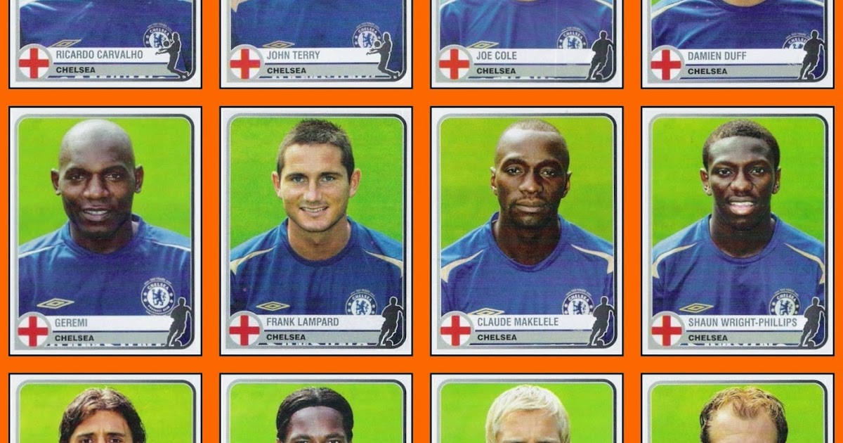 Old School Panini: UK Football Team - CHELSEA F.C 2006