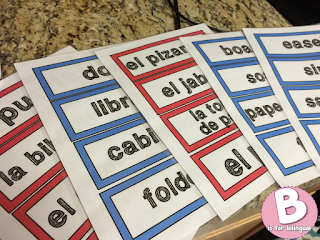 B is for Bilingual: Labels