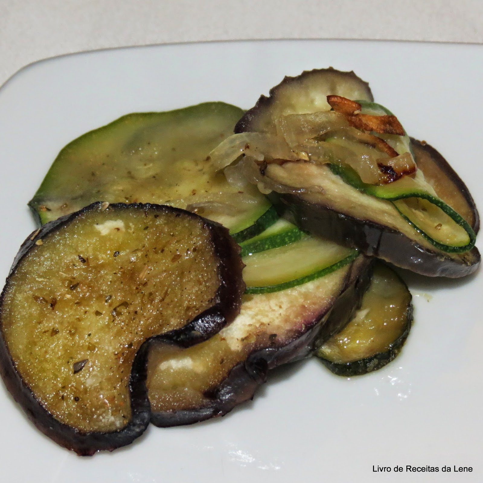 BERINGELA E COURGETTE NO FORNO | LIVRO DE RECEITAS