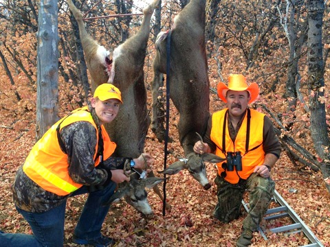 Two Camo Princesses and our Prince Charming: Guys Deer Hunt