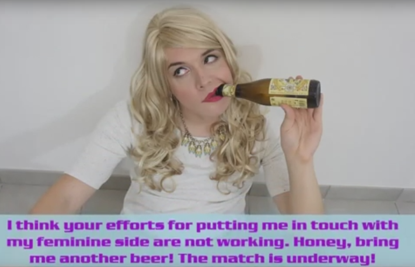 TG Captions and more: The big match is underway Sissy TG Captions