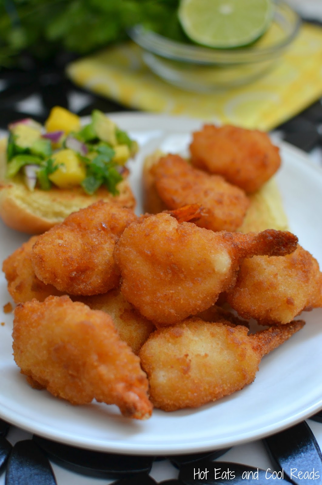 Shrimp Sliders with Pineapple Avocado Salsa Recipe