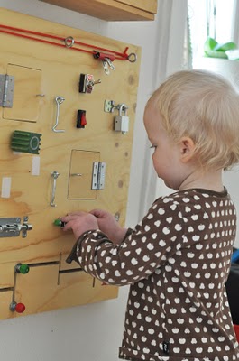 another donkey design: DIY Activity Board - straight to the play room