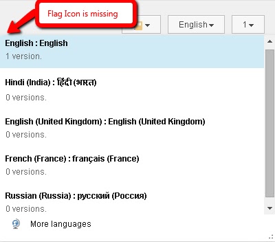 Display flag icon in language dropdown in Sitecore 8 | BugDebugZone
