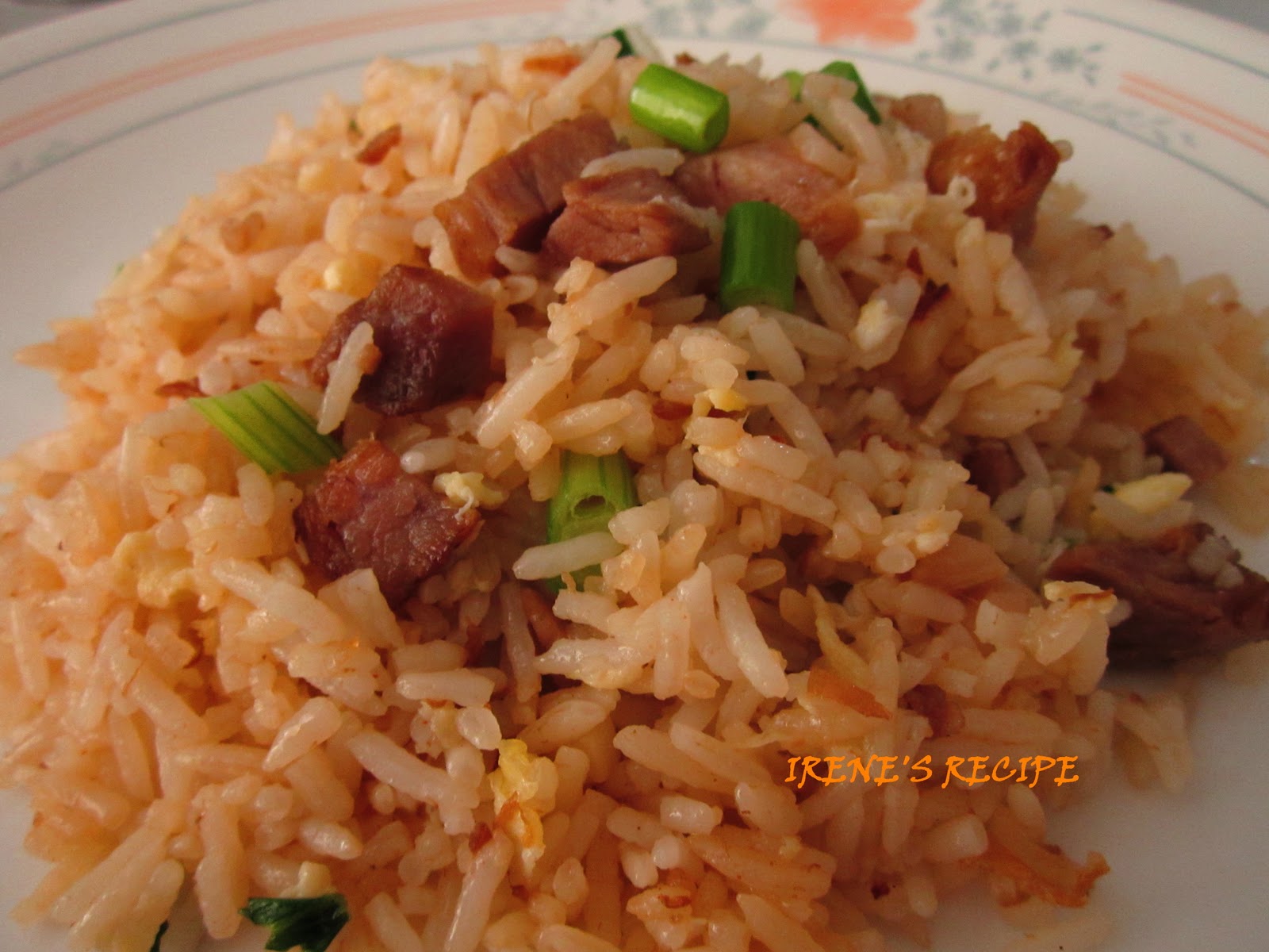Irene's Recipe: Char Siu Fried Rice