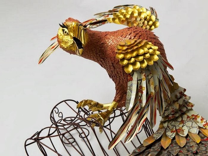 ilna art: Pasari din hartie