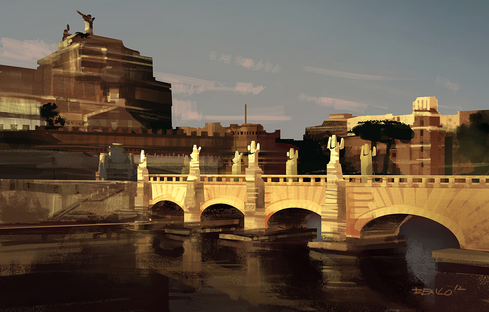 Ben Lo's creation: Day 10 - Castel Sant'Angelo, Rome, Italy