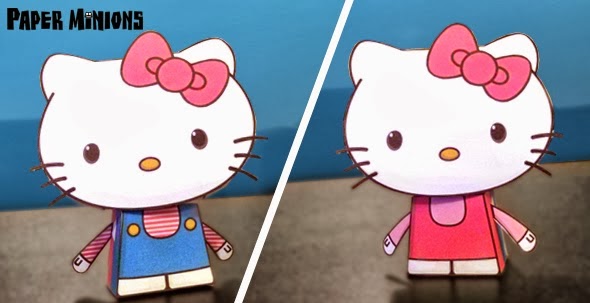 Paper Minions - Hello Kitty Papercraft | Papercraft Paradise ...