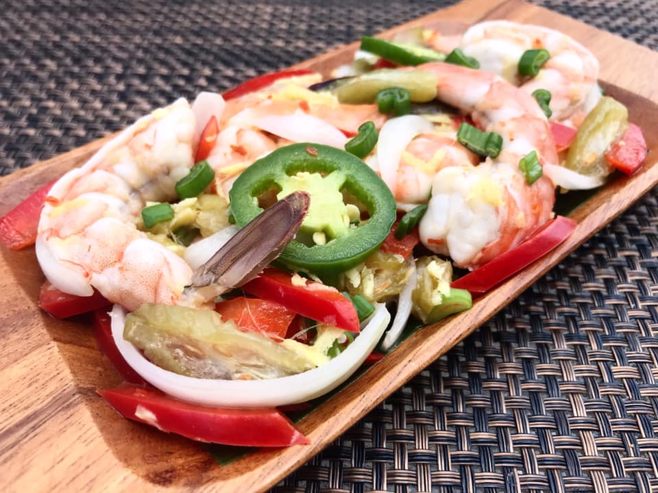 Kinilaw na Hipon (Shrimp Kinilaw)