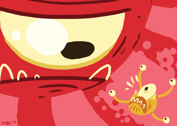 Dungeons and Drawings: Eyeball Beholderkin