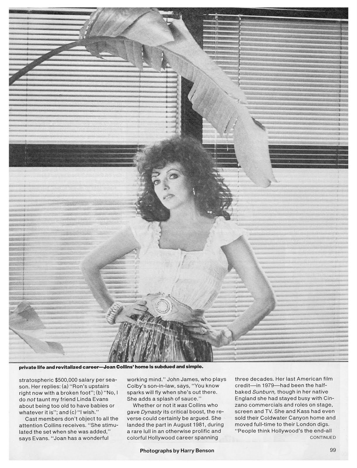 LBColby's DYNASTY Blog: Joan Collins: DYNASTY's DYNAMO (People, 1982)