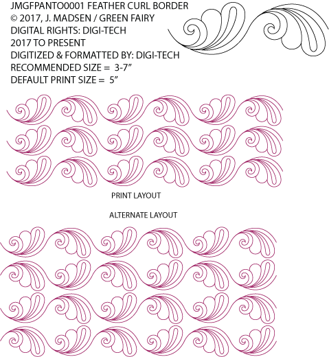 Sue Daurio's Quilting : Edge to Edge Patterns