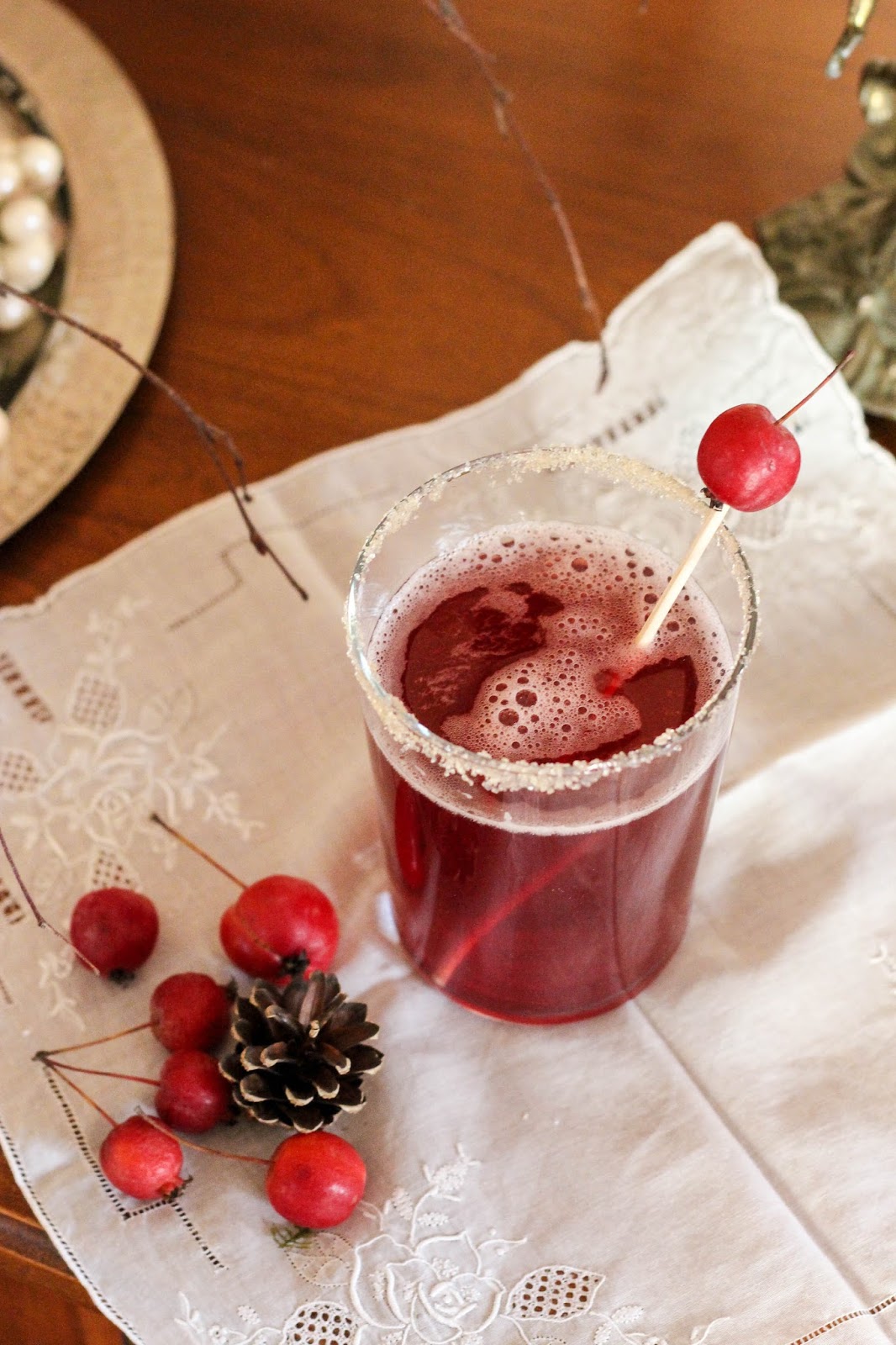 Crazy Green Fruits: {Mon repas de Noël vegan} Cocktail aux fruits ...