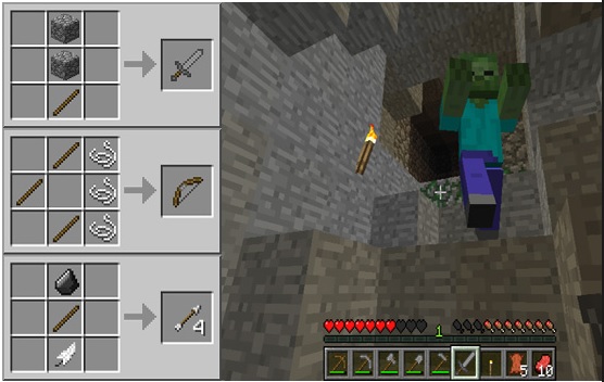 Como Fazer Flecha No Minecraft