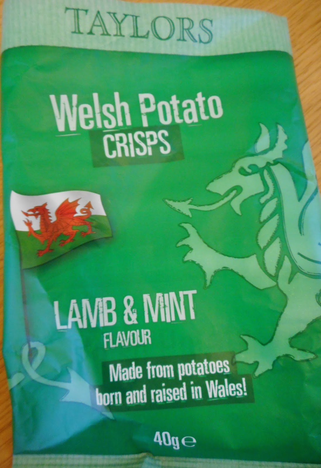 Cheeseburger Crisps & Other Stories: Taylors Welsh Potato Crisps Lamb ...