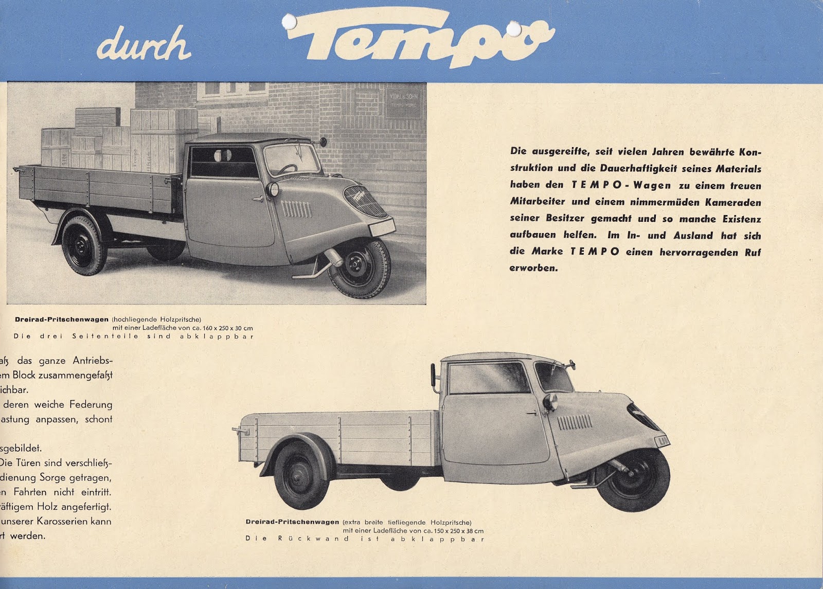 Project Tempo: Tempo A400 Wagen 1936